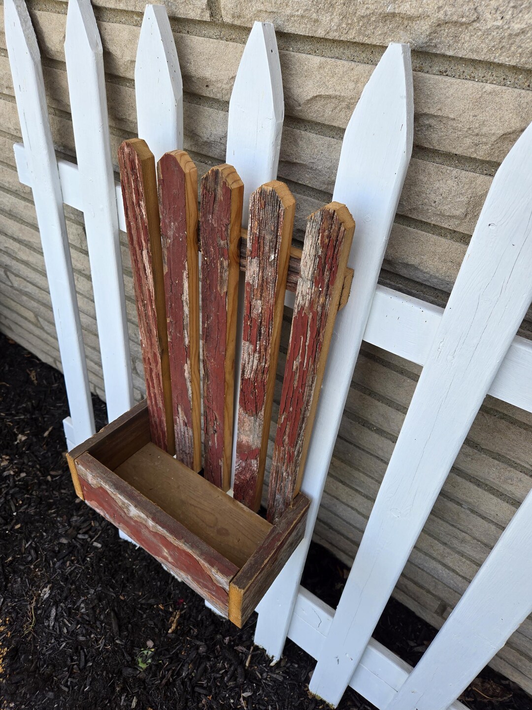 Amish Country Collectible Handmade Home and Garden Barn Wood Picket ...