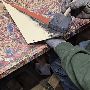 16"- 32" Solid OR Rustic Blue Galvanized Metal Tin Painted Barn Star ...