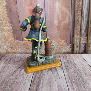 Fireman Holding A Hose and an Axe 3D Resin Decorative Figurine - Etsy