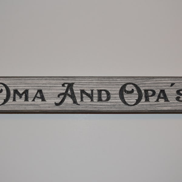 Oma and Opa Sign - Etsy
