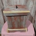 Rustic Barn Wood Lidded Trash Can: Handcrafted Amish Primitive Garbage ...