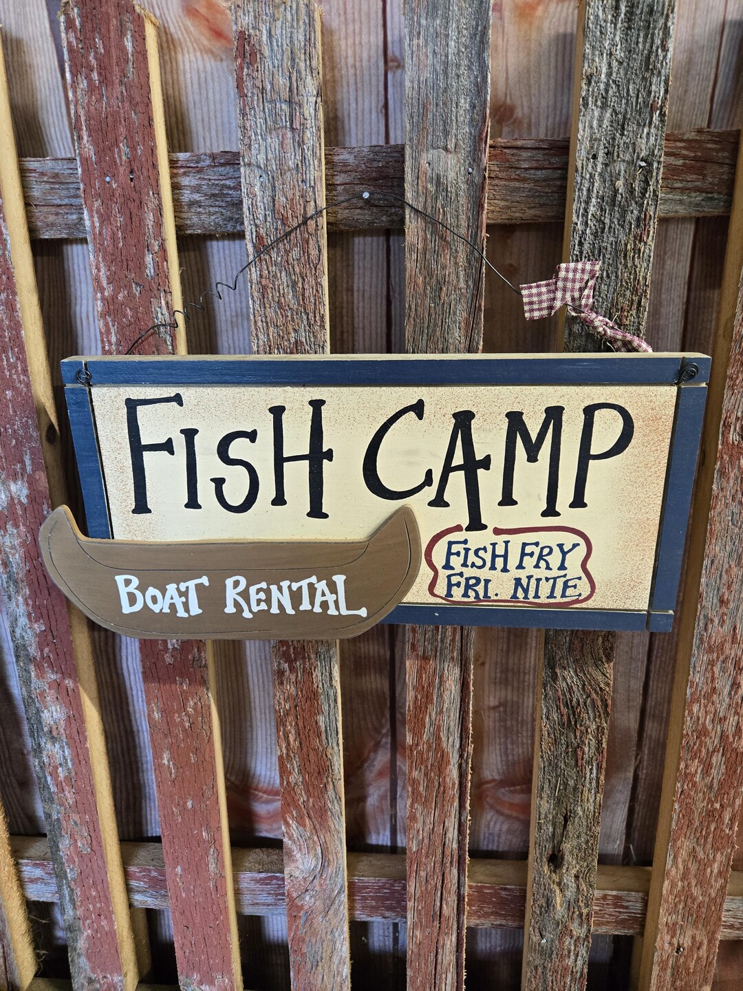 Fish Fry Sign Boat Sign Boat Rental Fish Camp Cabin Sign Rustic ...