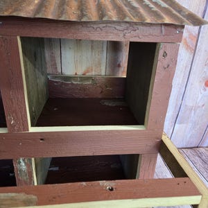 Large Functional Chicken Nesting Box Wall or Floor Mount Cabinet Made ...