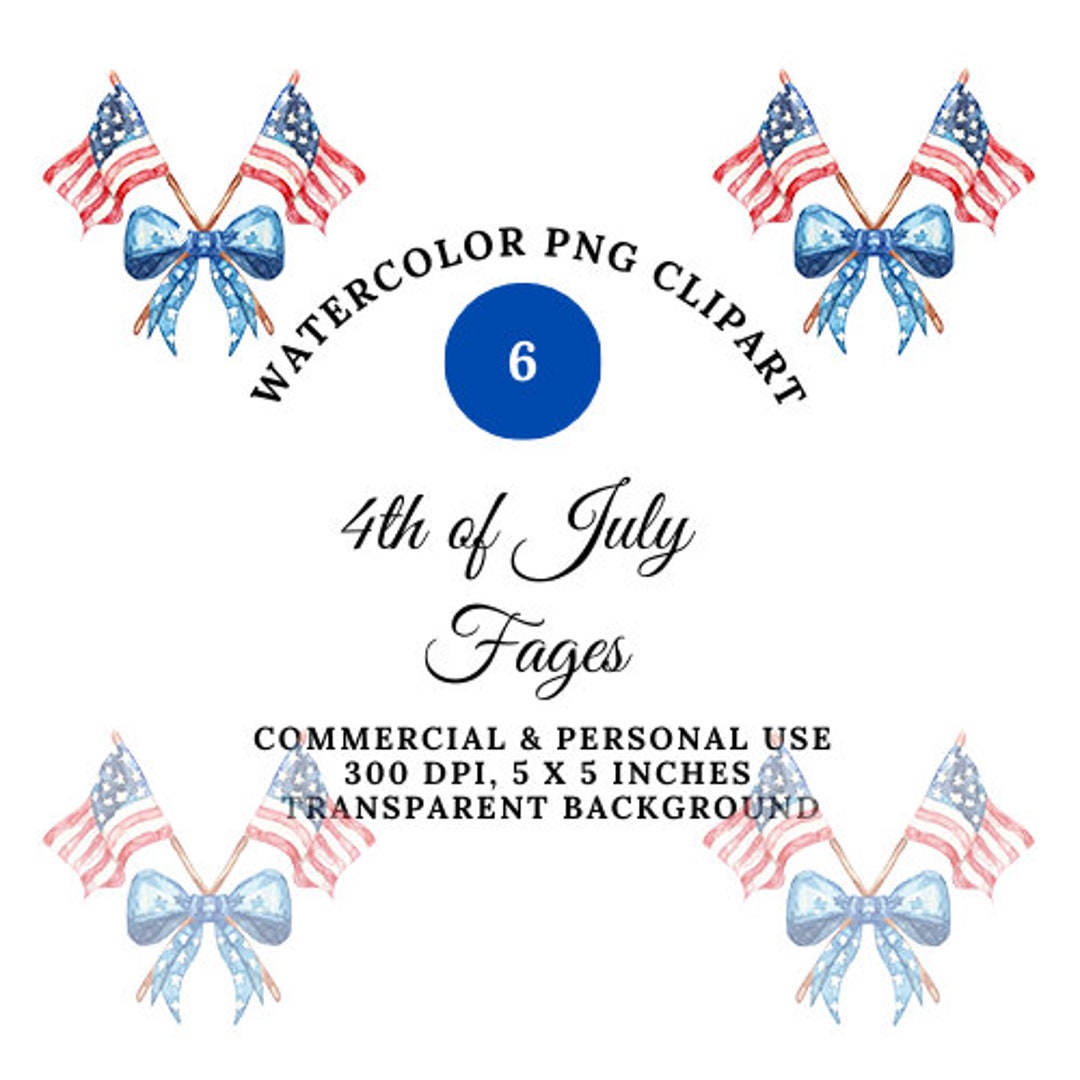 4th of July Clipart, Patriotic Clipart, Independence Day Clipart ...