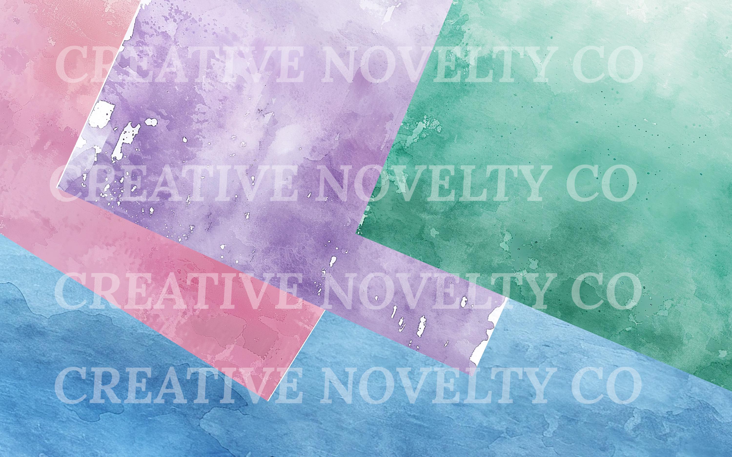 Ombre Watercolor Digital Paper, Rainbow Colors Gradient, Water Colour ...