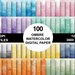 Ombre Watercolor Digital Paper, Rainbow Colors Gradient, Water Colour ...