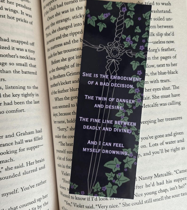 Powerless Bookmark! - Etsy
