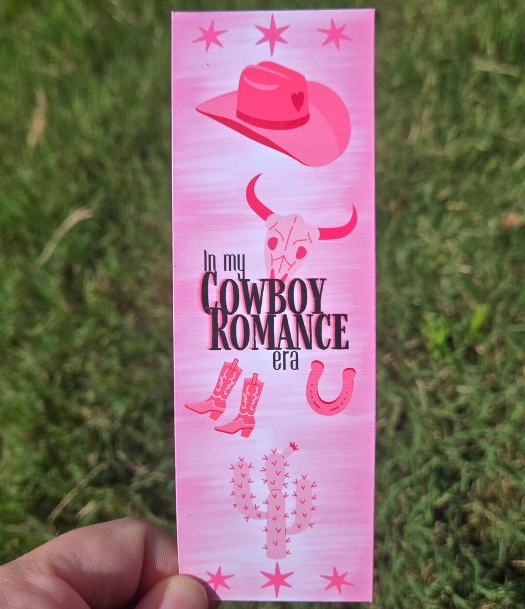 Cowboy Romance Era Bookmark! | in My Cowboy Romance Era Cute Pink ...