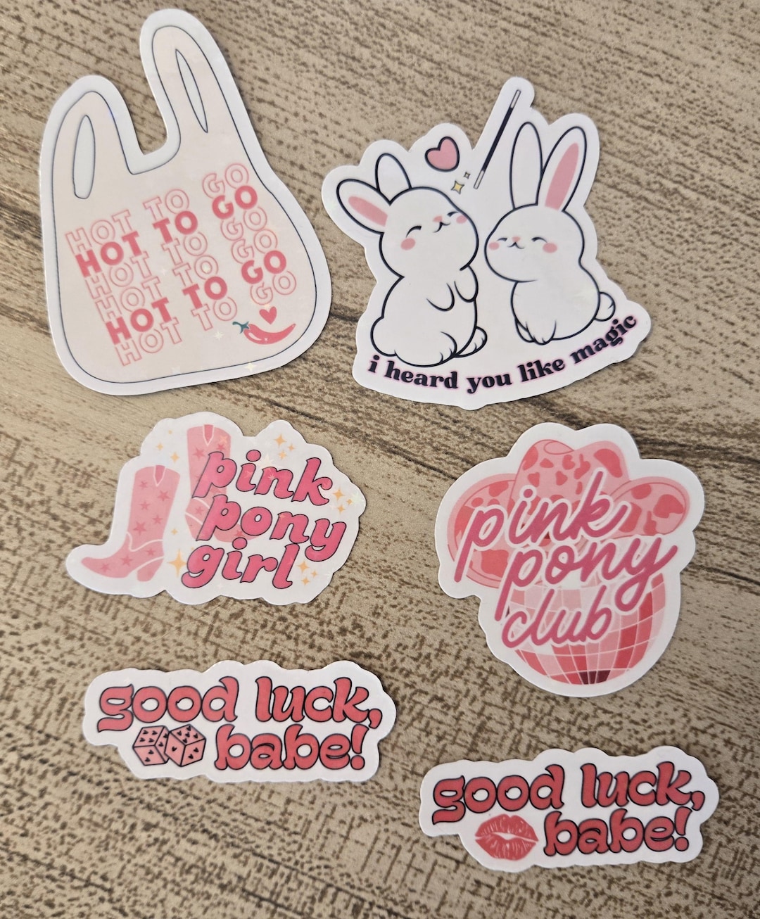 Chappell Roan Sparkly Stickers! | Good Luck, Babe! Pink Pony Club, Pink ...