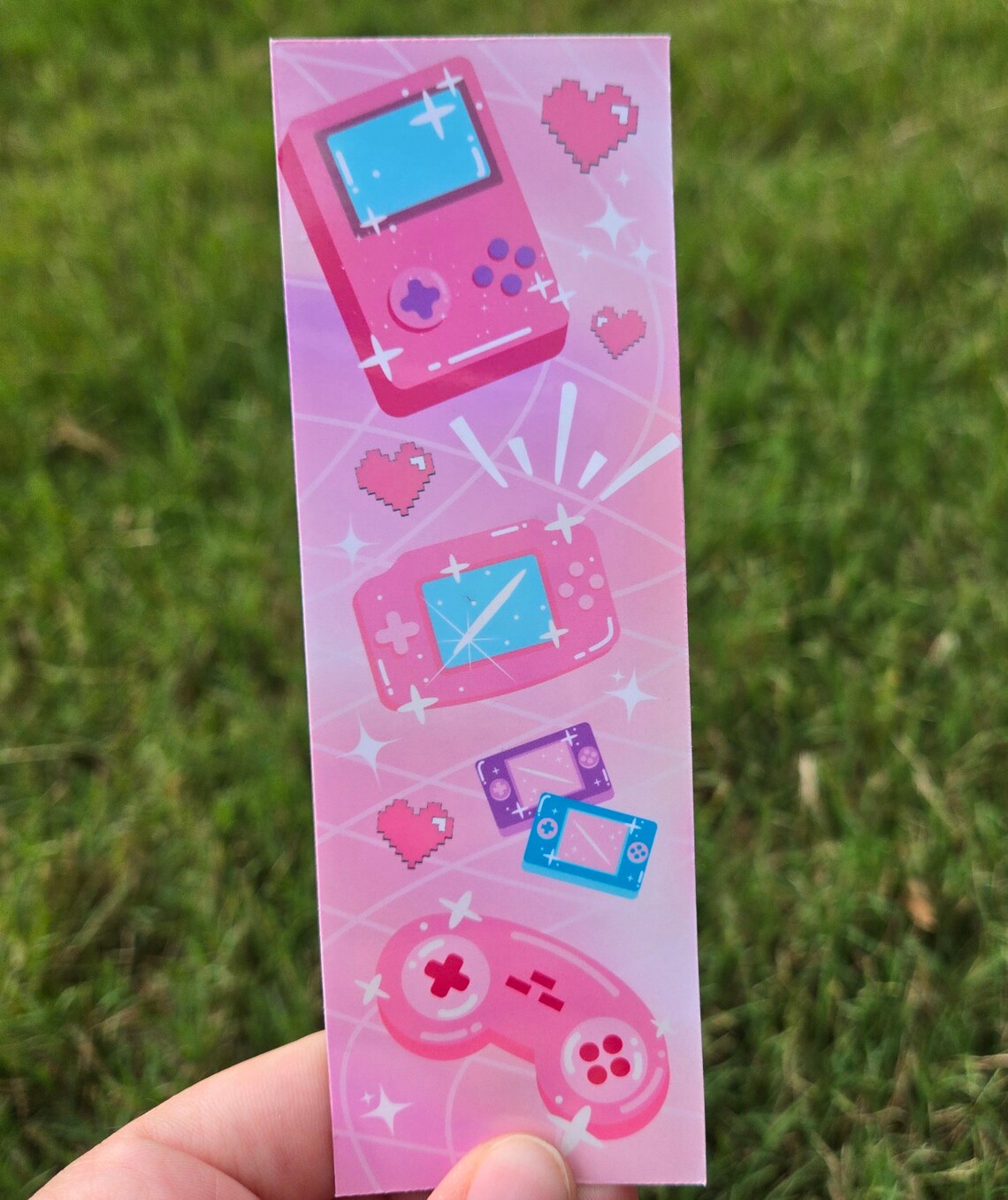 Holographic Gaming Bookmark Cute & Colorful Holographic Gaming ...