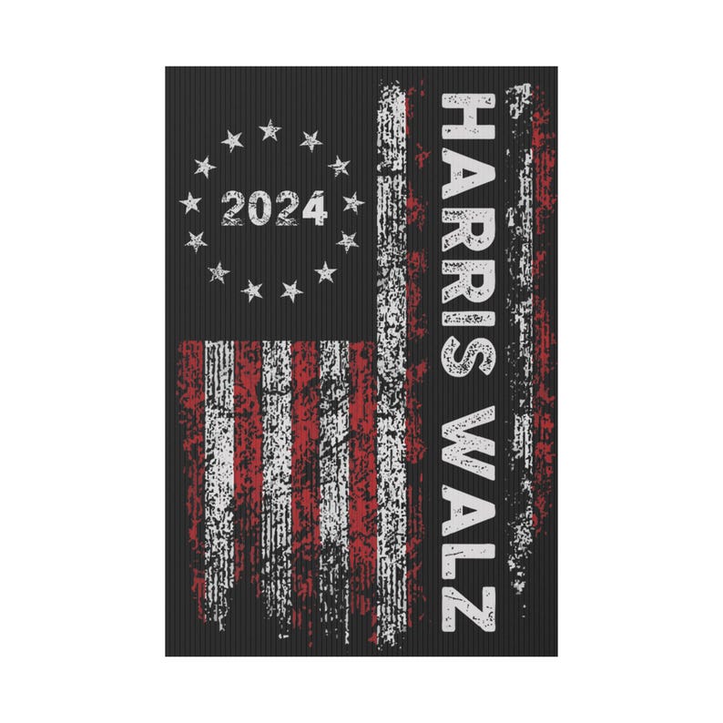 Harris Walz 2024 Yard Sign, Tim Walz, Vote Blue, We Are Not Going Back ...