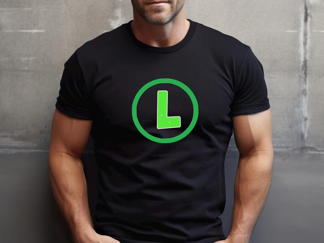 Luigi Unisex Vintage Softstyle T-shirt, Luigi Custom Name Apparel ...