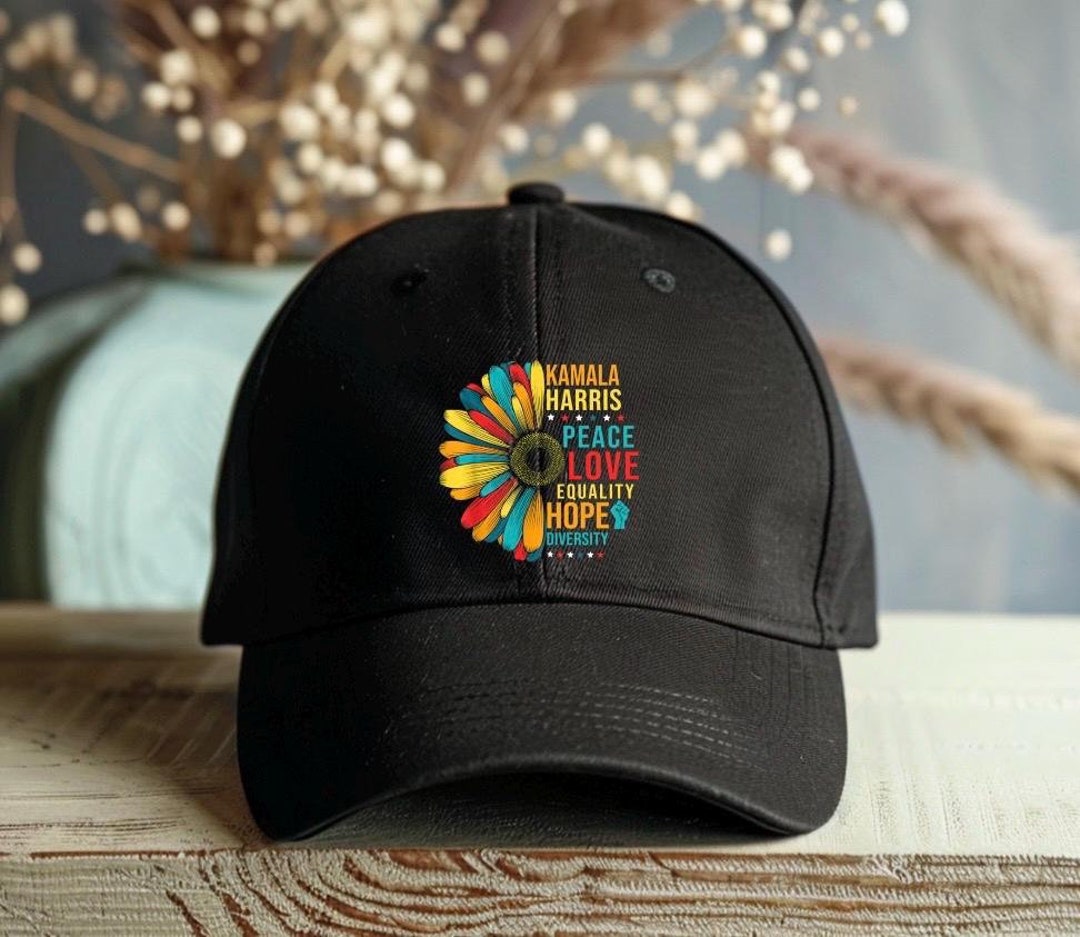 Kamala Harris Hat, 2024 Election, Low Profile Baseball Hat, Feminist ...