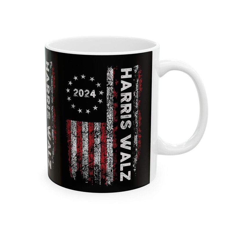 Harris Walz Mug, Kamala Harris, Tim Walz, Election Coffee Mug, American ...