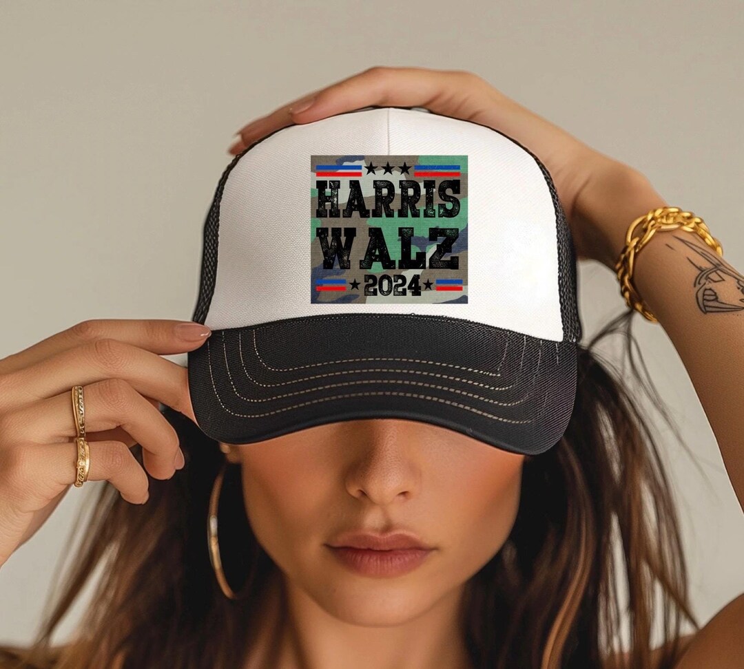 Harris Walz Hat, 2024 Election Hat, Kamala Harris, Tim Walz, Vote Blue ...