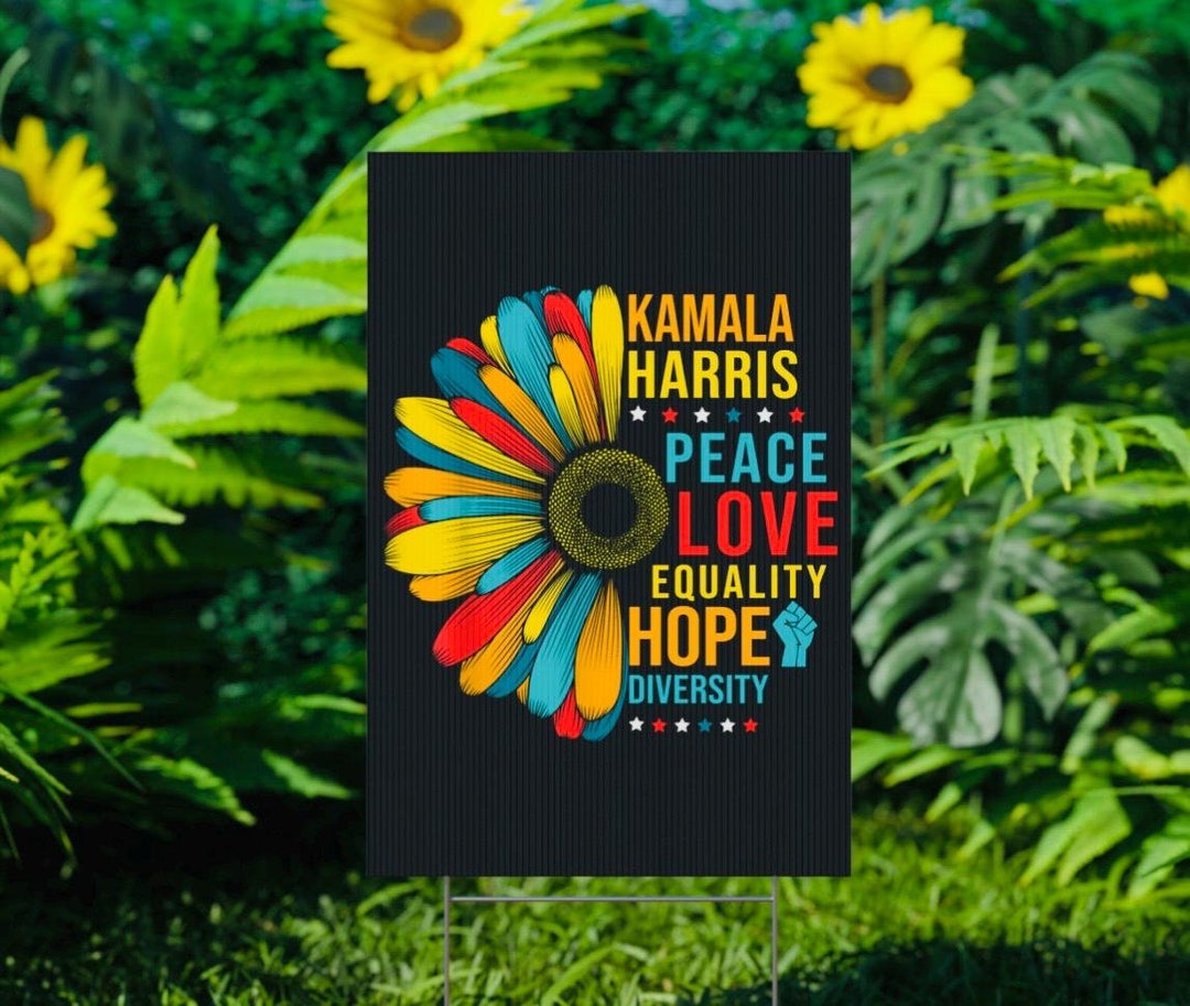 Kamala Harris 2024 Election Yard Sign, Political Sign, Kamala Harris ...