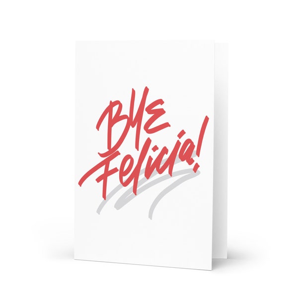 Bye Felicia Card - Etsy