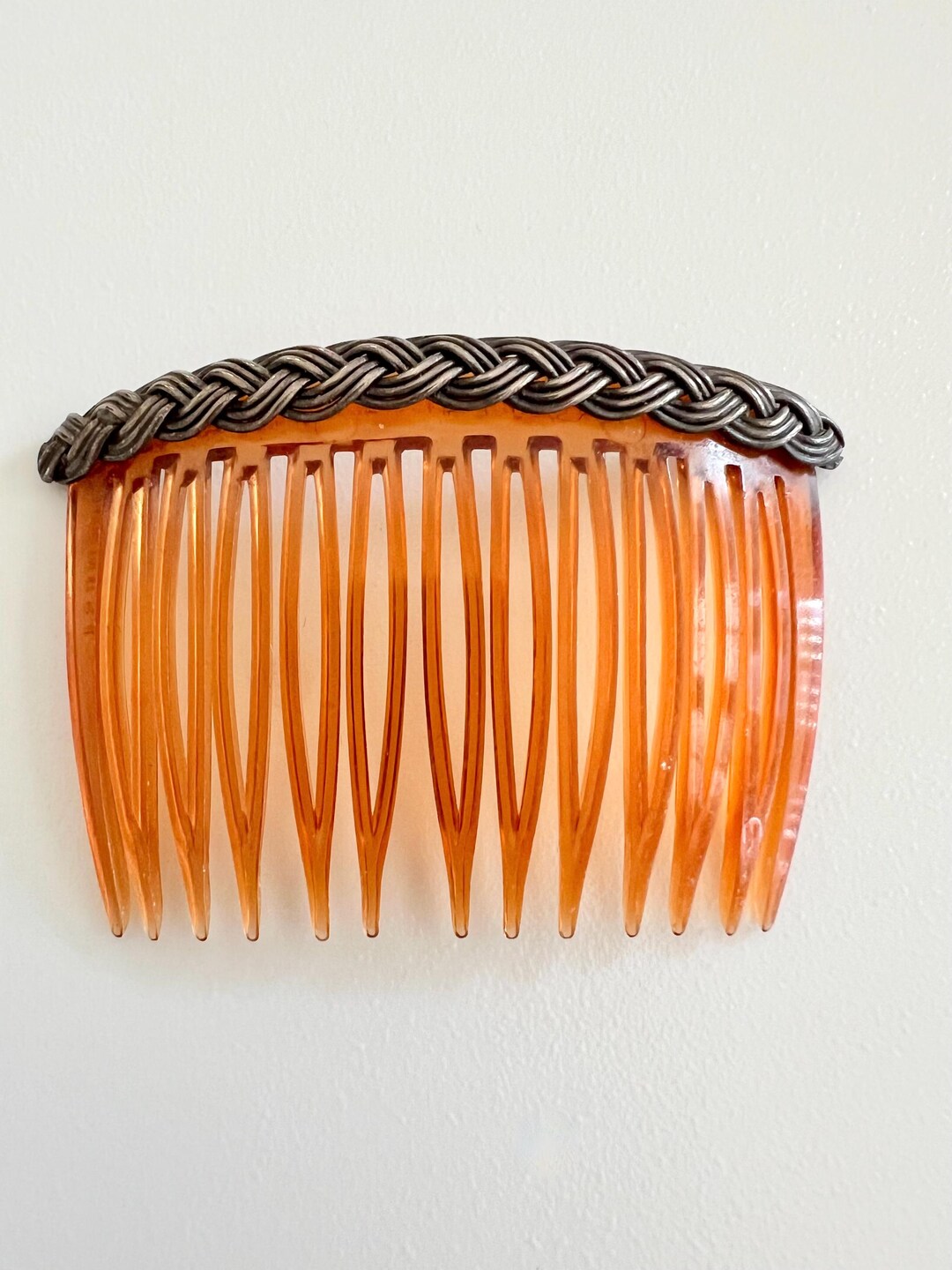 Set of Navajo Sterling Silver Braided Hair Combs - Etsy