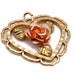 Vintage Black Hills Gold 10K Tri-color Rose Flower and Leaves - Etsy