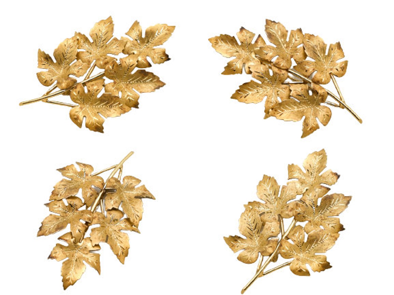 Vintage Charles Reis Co. 12K Yellow Gold Filled Maple Leaf - Etsy