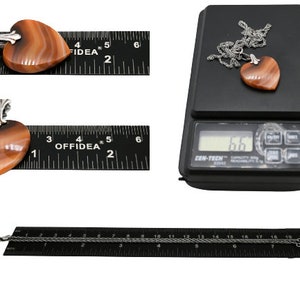 Antique Art Deco 835 Silver Banded Carnelian Agate Heart Pendant ...