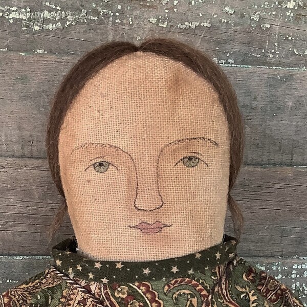 Primitive Rag Doll - Etsy