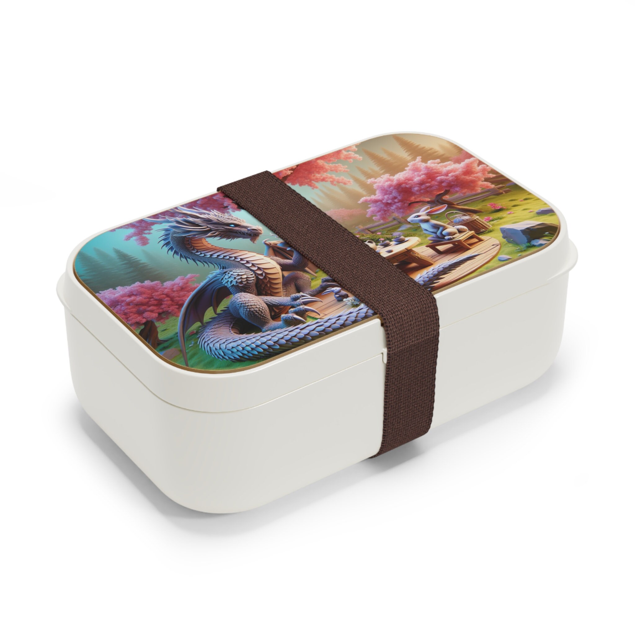 Dragon and Bunny, Cherry Blossom, 3D Art Bento Lunch Box, Japanese ...
