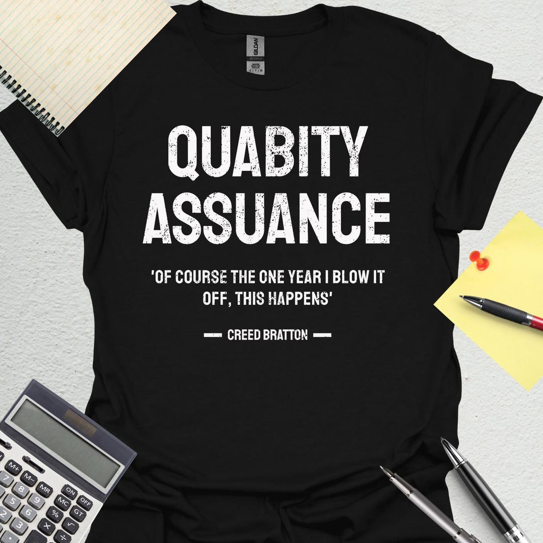 Creed Quabity Assurance T-shirt - the Office Fan Tee - Etsy