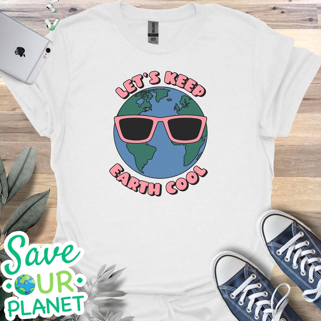 Earth T-shirt, Climate Change Awareness Tee, Unisex Cotton Top - Etsy