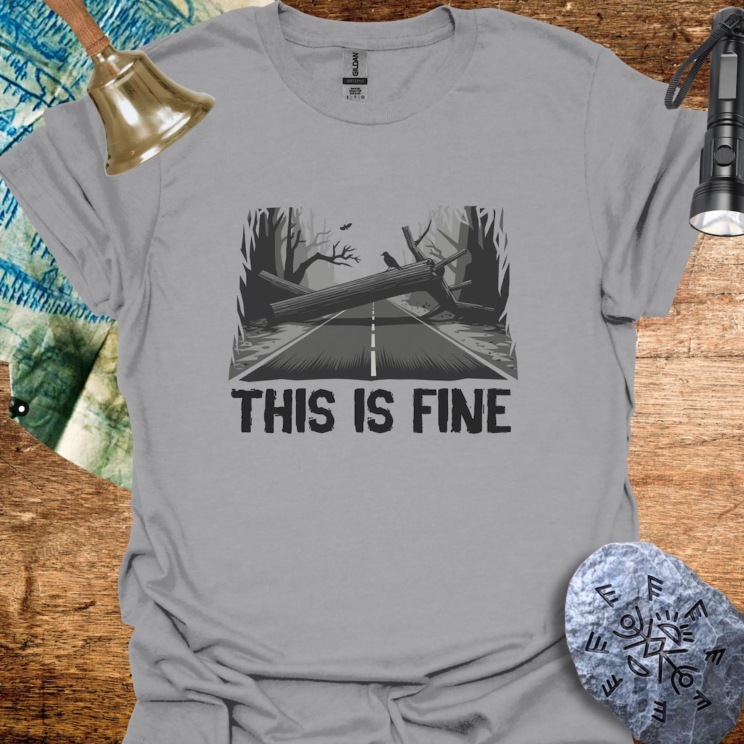 This is Fine Horror Movie T-shirt, Creepy Gifts for Men - Etsy