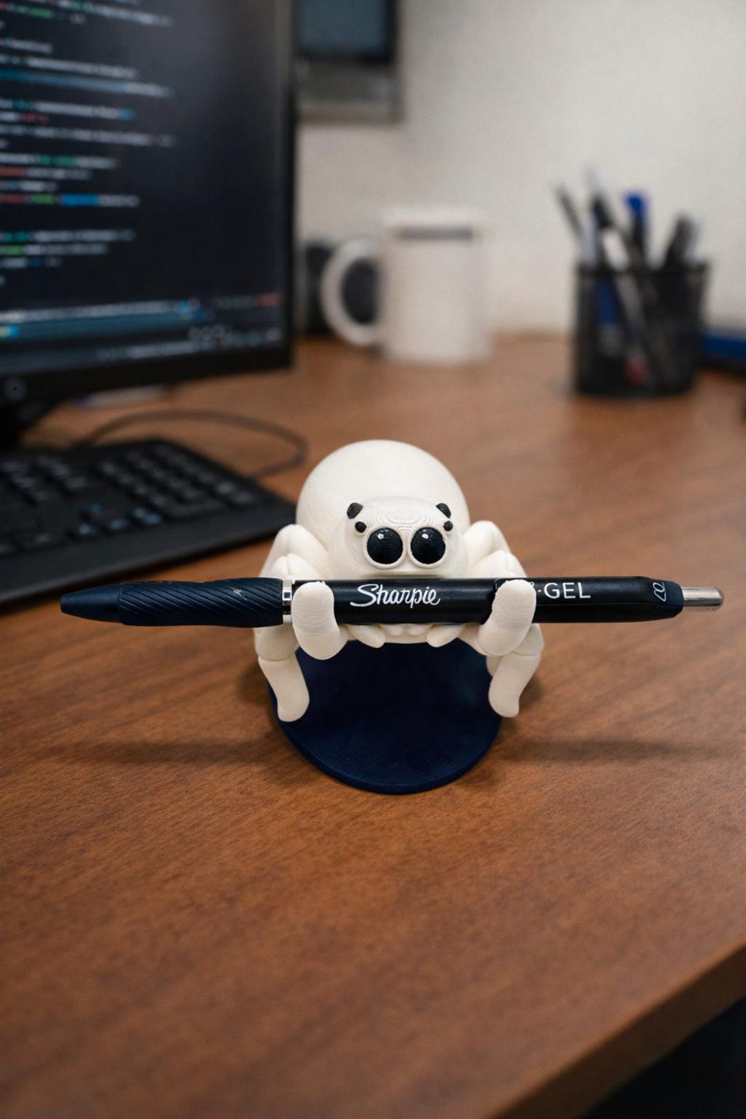 Jumping Spider Pen Holder - Etsy