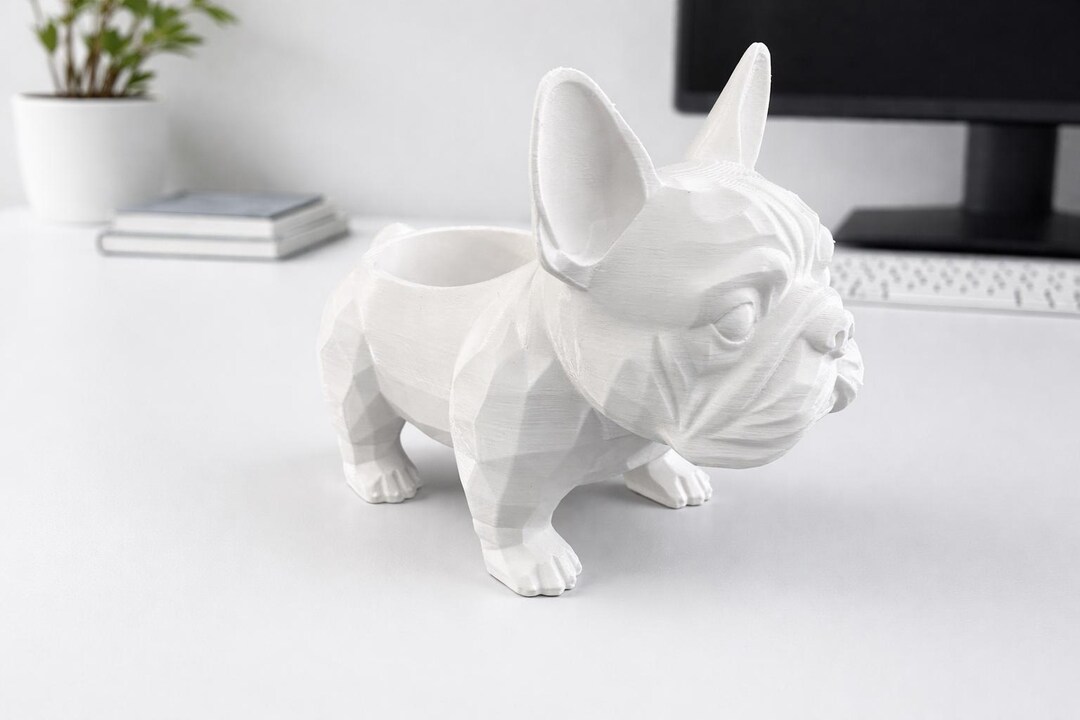 Frenchie Decorative Planter– Perfect for Succulents or Air Plants ...