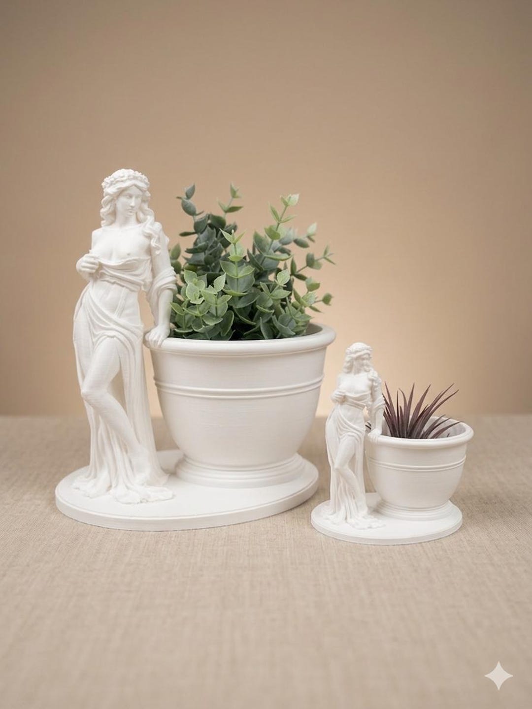 Persephone Planter Statue | Greek Goddess Decor | Optional Plant Add ...