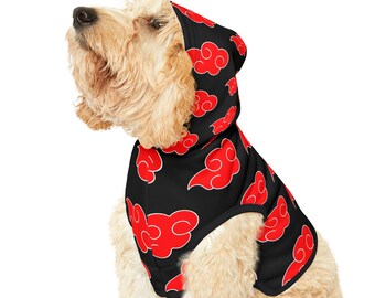 Anime Akatsuki Naruto Themed Pet Hoodie, Cosplay Costume, Anime Fan ...