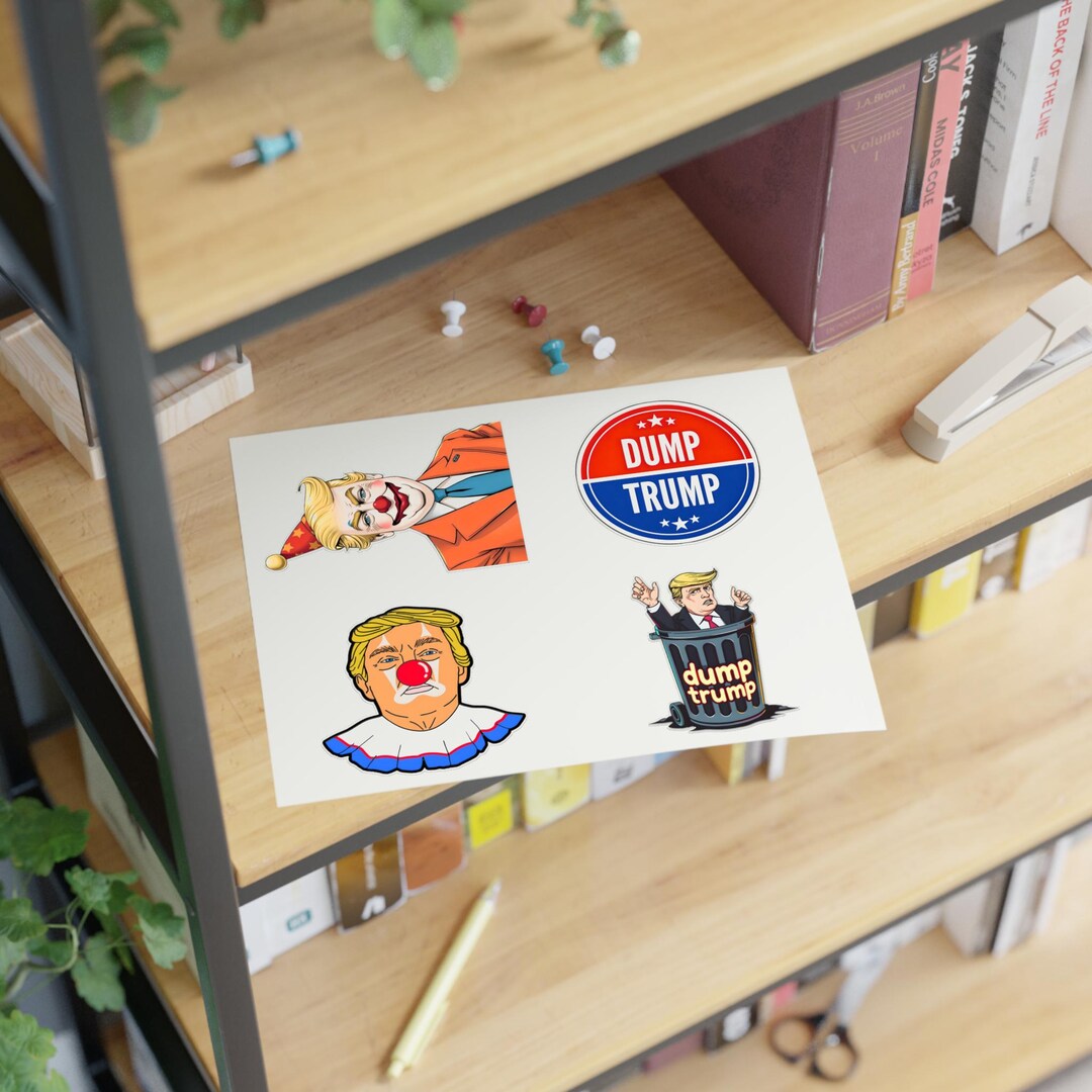 Anti-trump - Vinyl Sticker Sheet [4 PACK] - Etsy