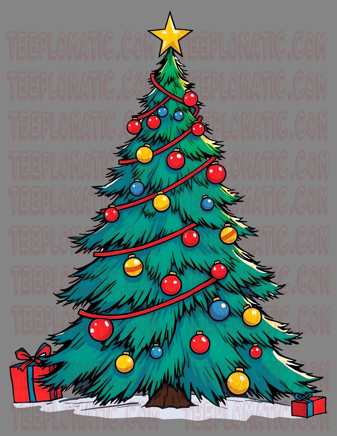 XMAS Tree - JPEG / PNG File Download - Etsy