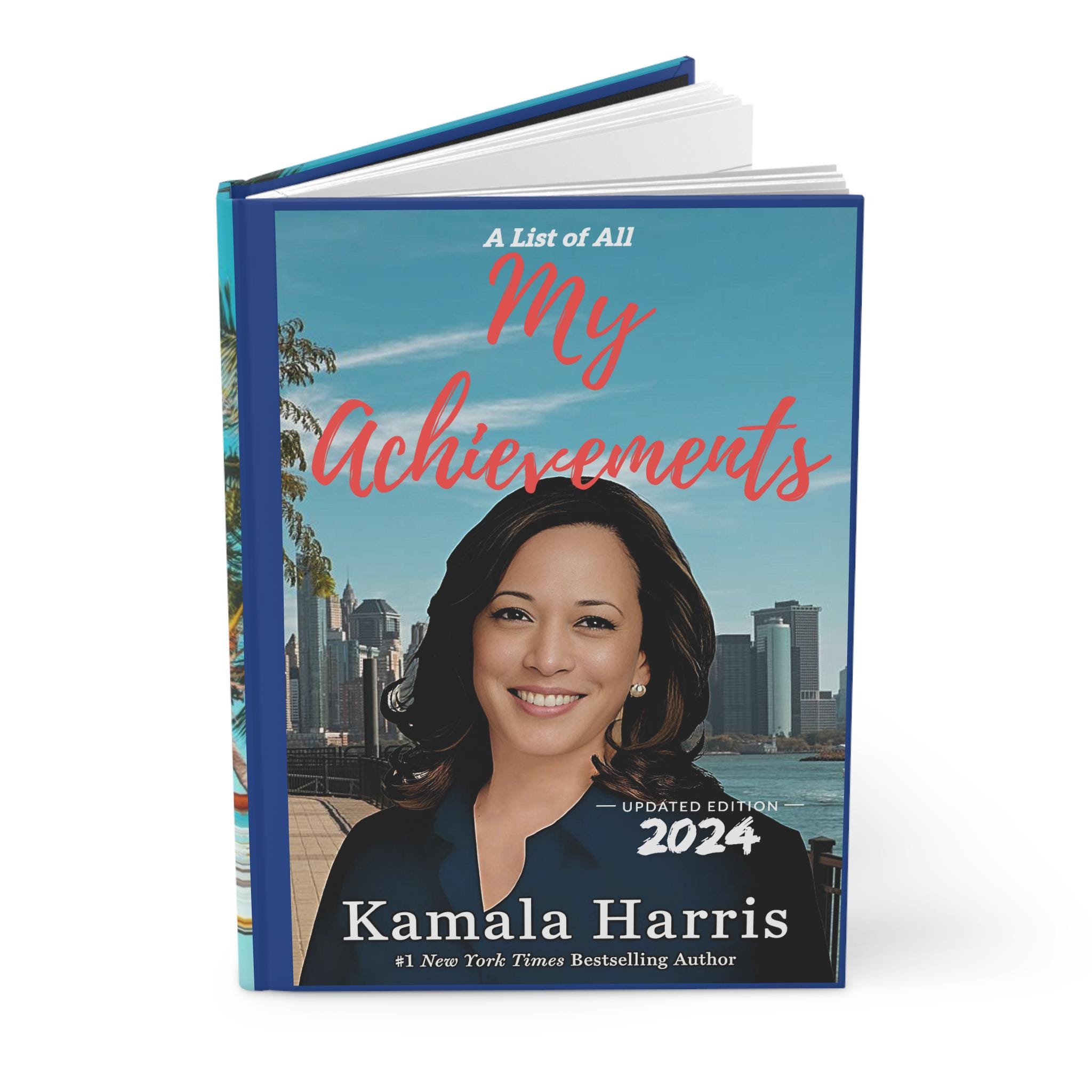 Kamala Harris Achievements - Hard Cover Not-a-book Journal - Etsy