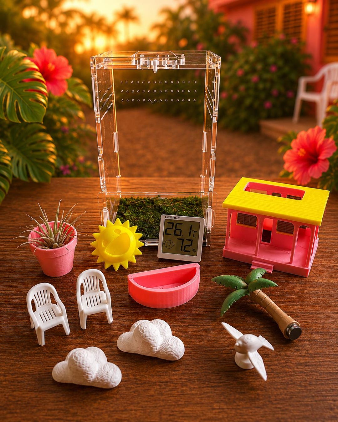 Caribbean Casita Theme | JUMPING SPIDER - Etsy UK