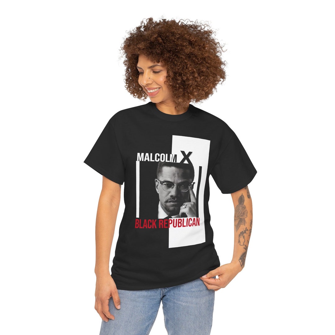 Malcolm X Black Republican - Tee - Etsy