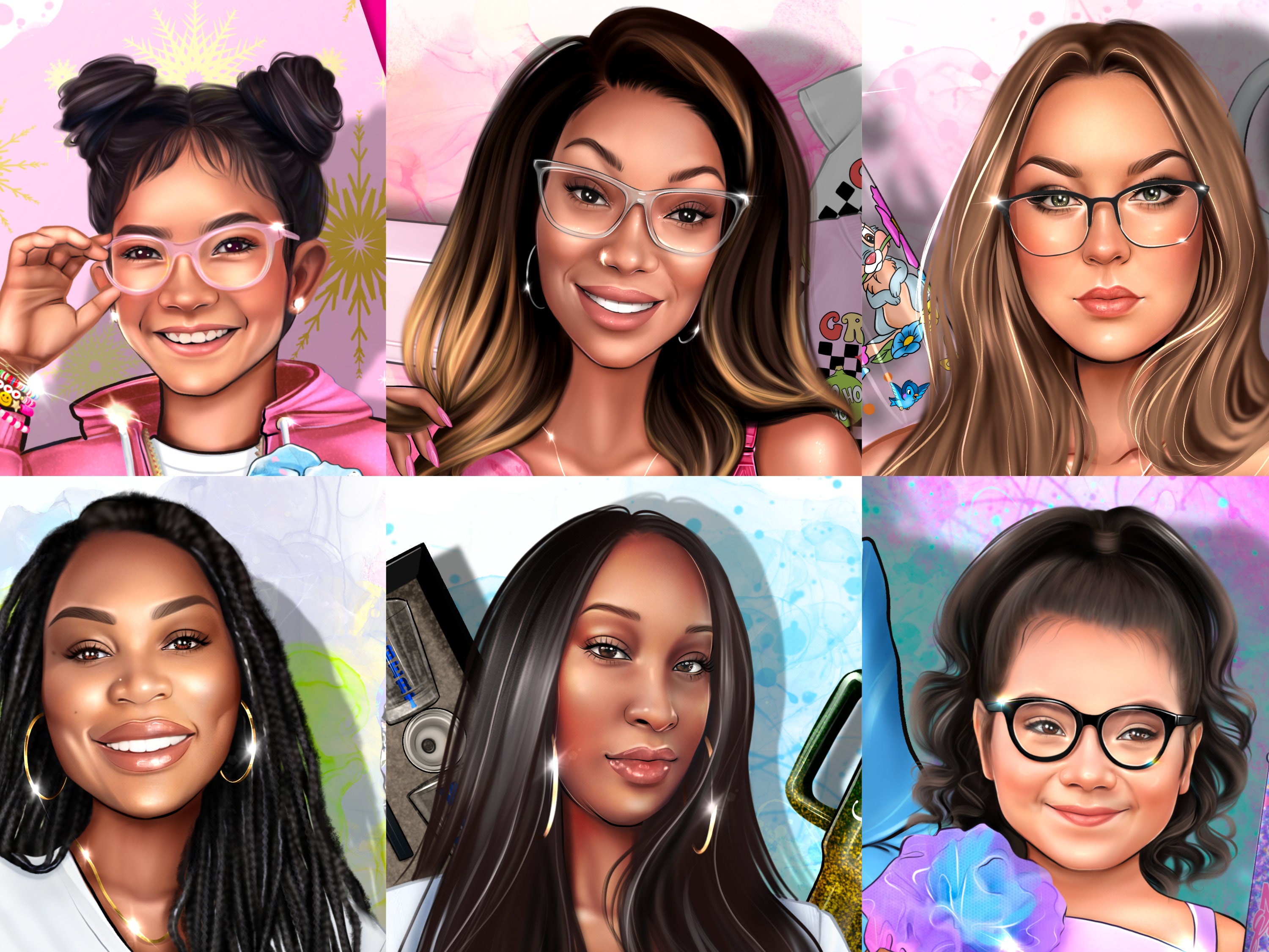 Crafty Girl Logos, Custom Cartoon Logos for Crafters, Cartoon Logo ...