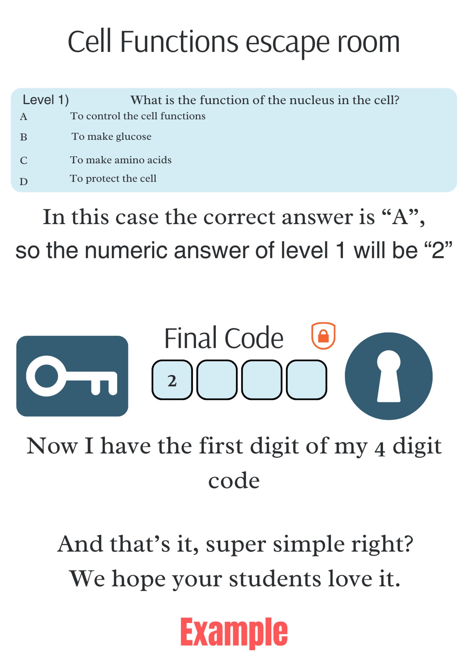 Digital Escape Room Worksheet - A4 Printable Interactive Assignment ...
