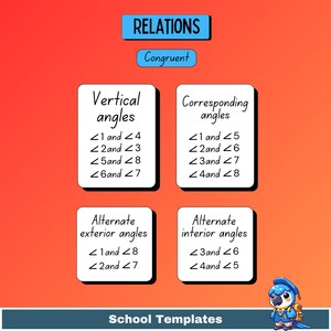 Angles and Circle Digital Reference Sheet - A4 Geometry Printable Cheat ...
