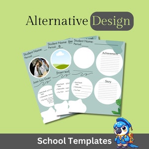 Digital Aesthetic Biography Template A4 Printable Personality ...