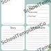 Digital Aesthetic Biography Template A4 Printable Personality Characterization 100% Customizable ...