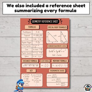 Digital Geometry Bundle - A4 Printable Educational Geometry Notes ...