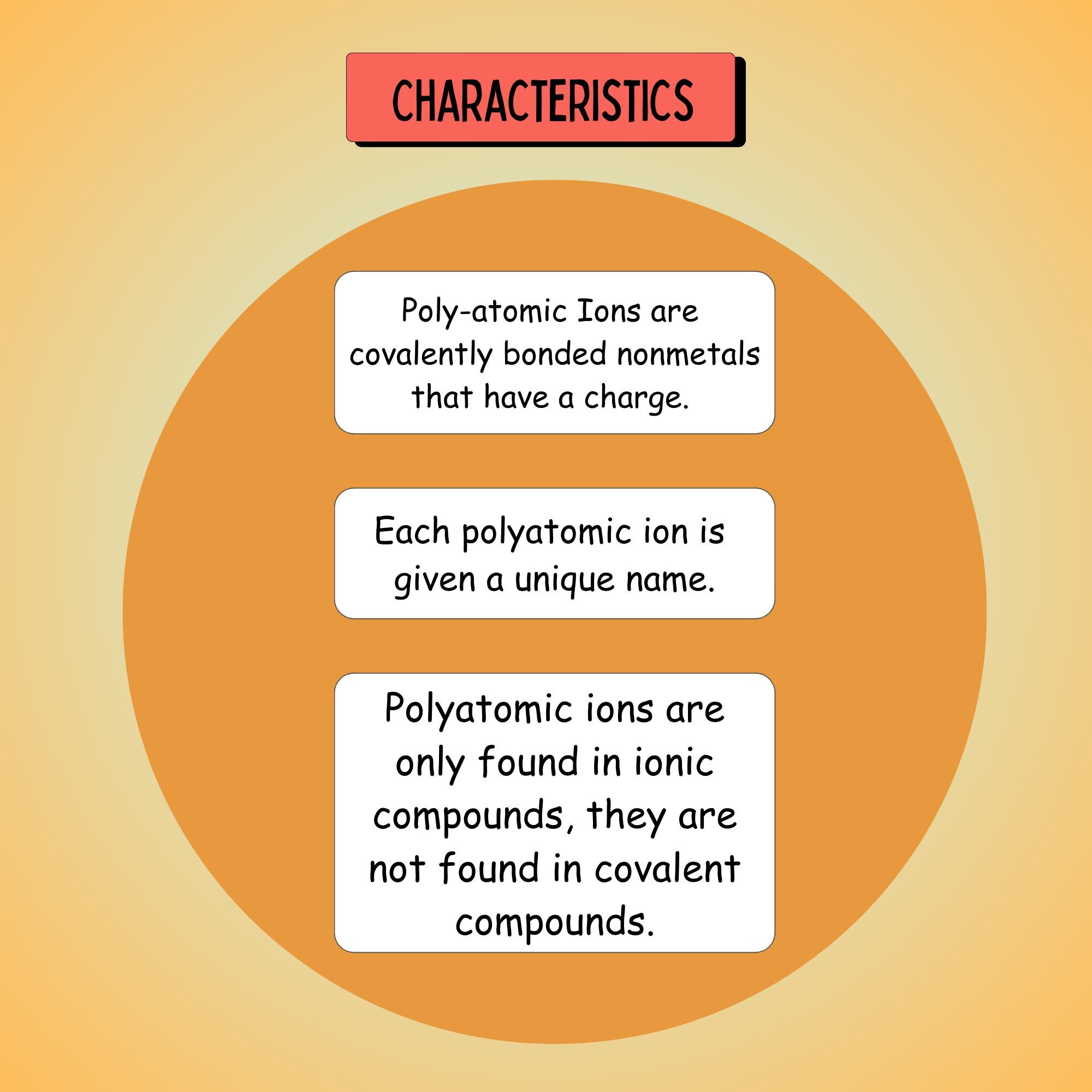 Digital Chemistry Reference Sheet - A4 Poly-atomic and Metal Ions Cheat ...