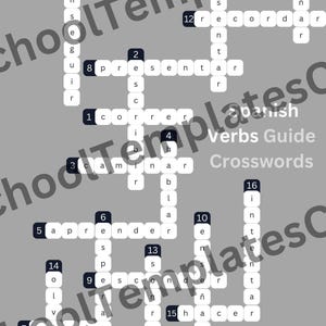 Digital Level 2 Spanish Bundle - Verbs and Adjectives A4 Printable ...