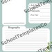 Digital Aesthetic Biography Template A4 Printable Personality ...