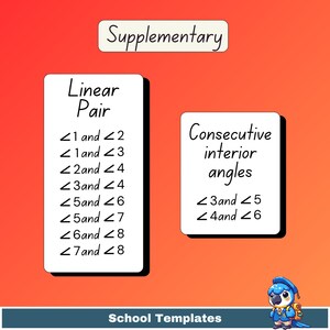 Angles and Circle Digital Reference Sheet - A4 Geometry Printable Cheat ...