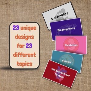 Digital Biology Flashcards - Printable Multiple Topics Science Index ...